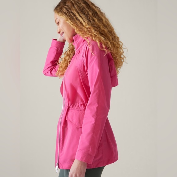 Athleta | Jackets & Coats | Nwtathleta Pink Westerly Jacket Extra Large ...